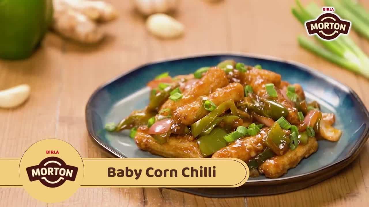 How to Make Baby Corn Chilli Recipe | Morton India