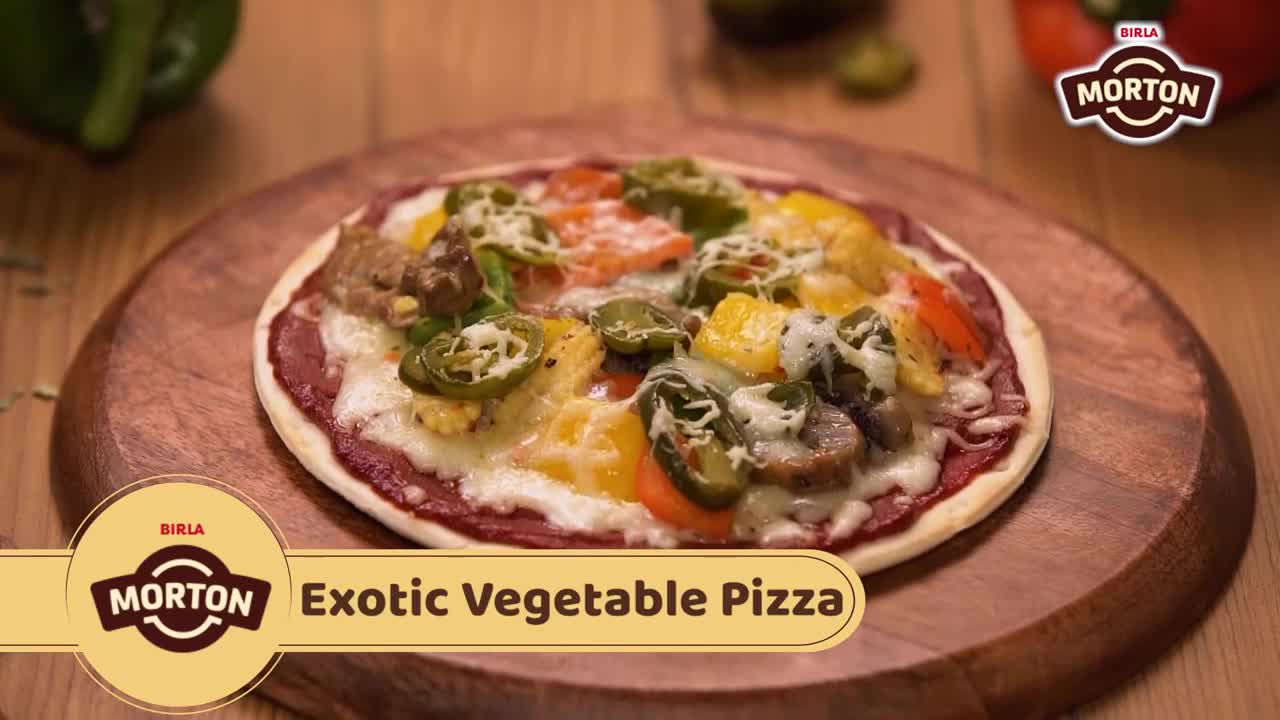 HOW TO MAKE YUMMY EXOTIC VEGETABLE PIZZA - Morton India