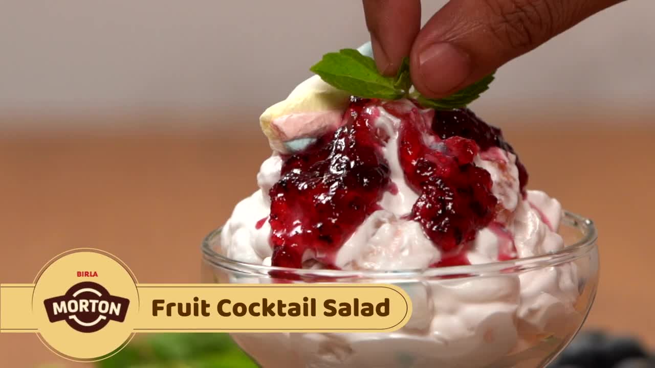 HOW TO MAKE YUMMY FRUIT COCKTAIL SALAD - Morton India
