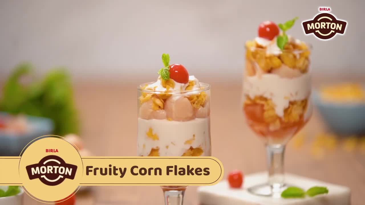HOW TO MAKE YUMMY FRUITY CORN FLAKES - Morton India